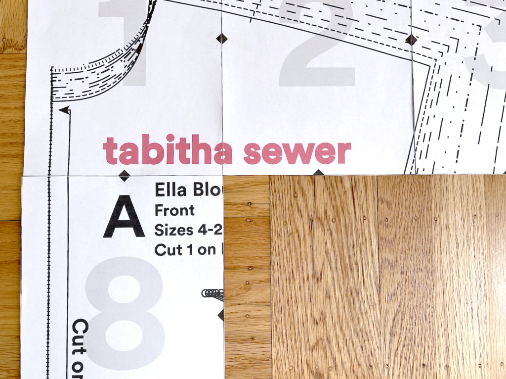 How to Print and Tape Sewing Patterns at Home – Creativebug – Craft ...